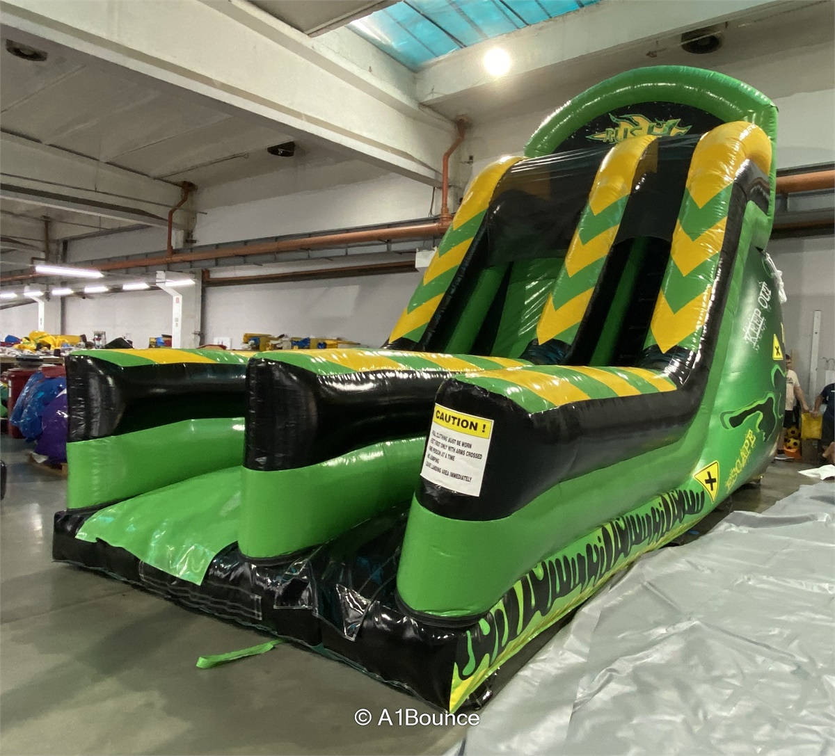 20ft Mega Toxic Rush Slide - Bouncy Castle, Soft Play and Inflatable ...