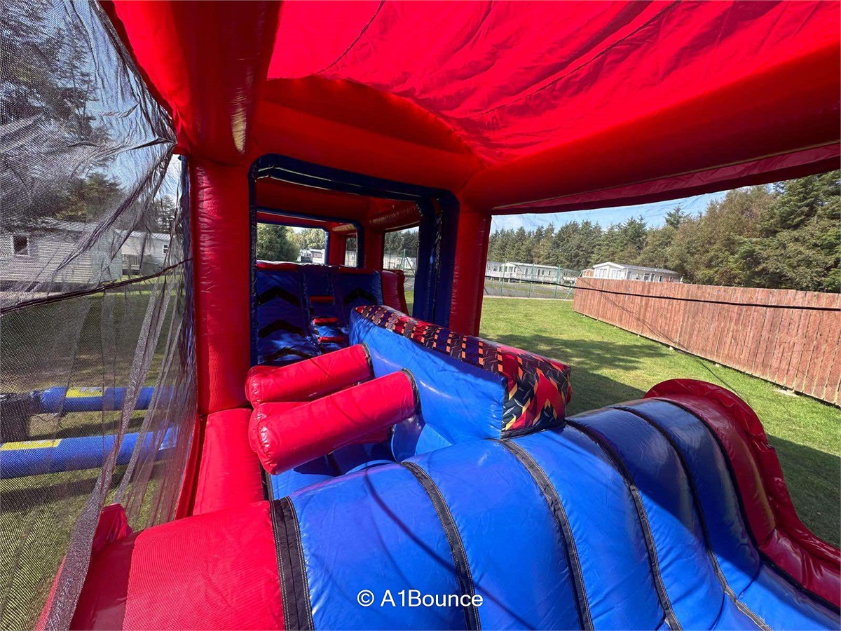 45ft Ninja Warrior All Age Assault Course - Bouncy Castle, Soft Play ...