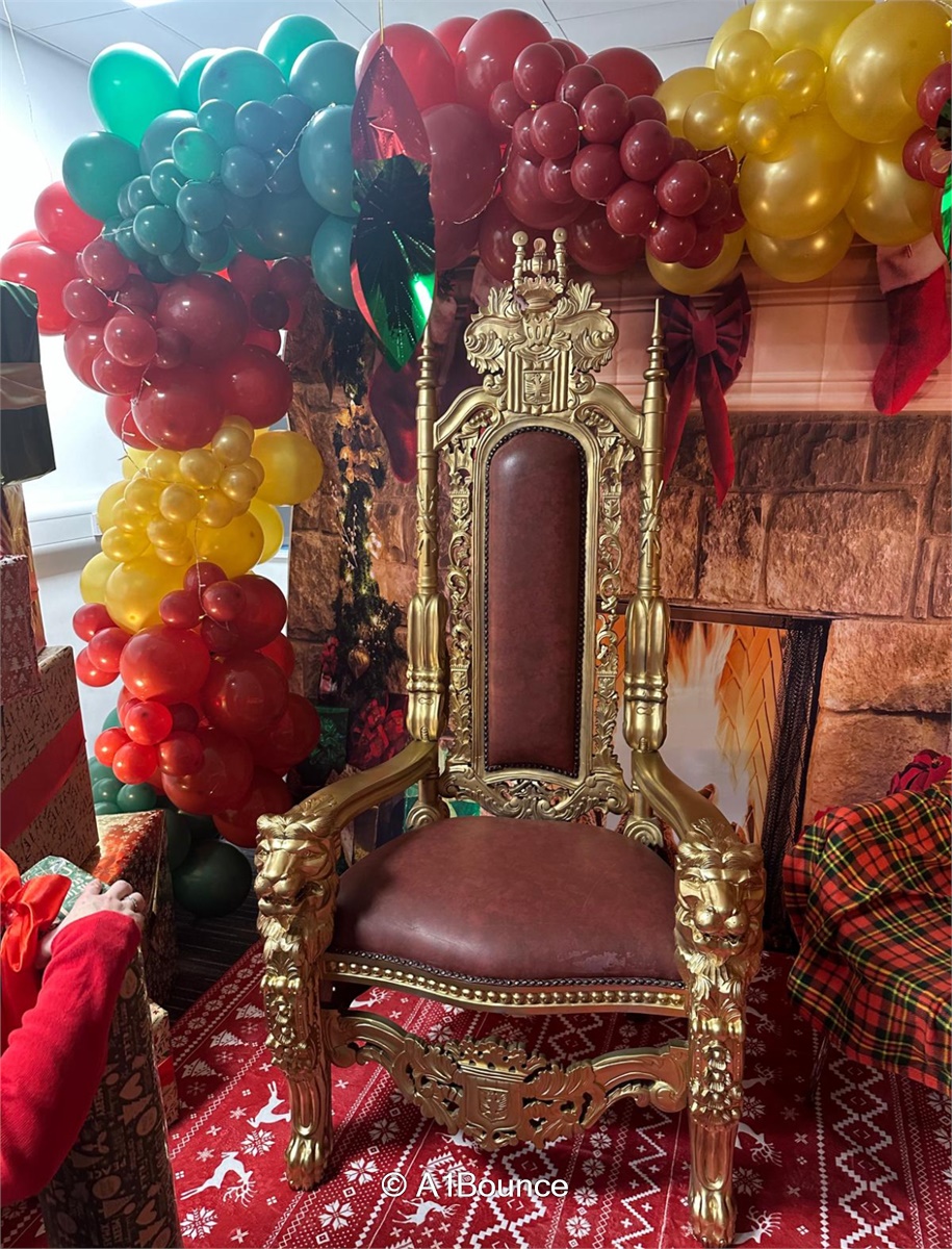 Throne Chair / Santa's Throne - Bouncy Castle, Soft Play and Inflatable ...